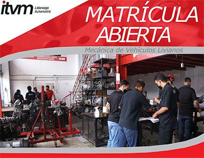 Mecánica de VEHÍCULOS LIVIANOS - ITVM Liderazgo Automotriz