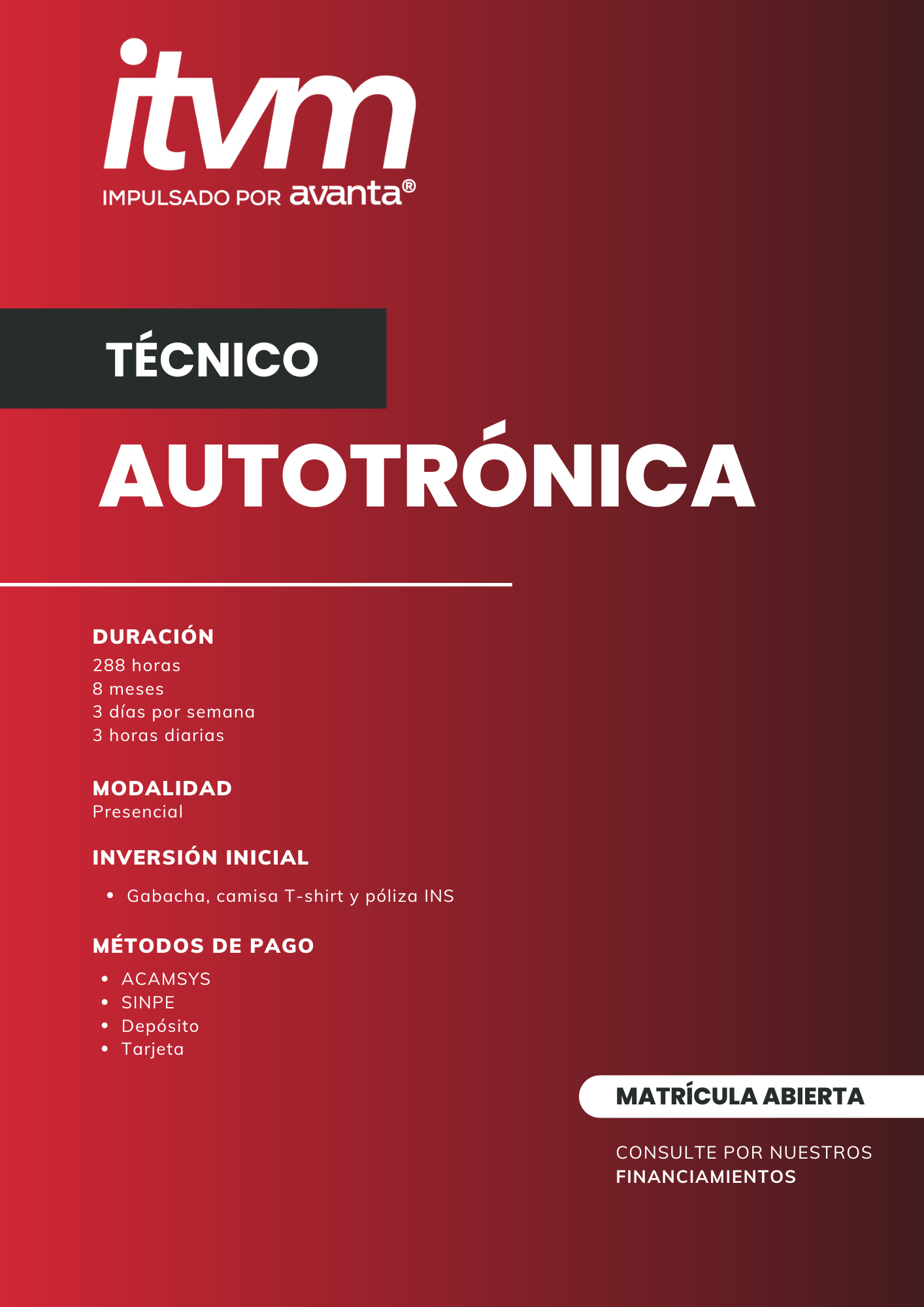 AUTOTRÓNICA - ITVM Liderazgo Automotriz